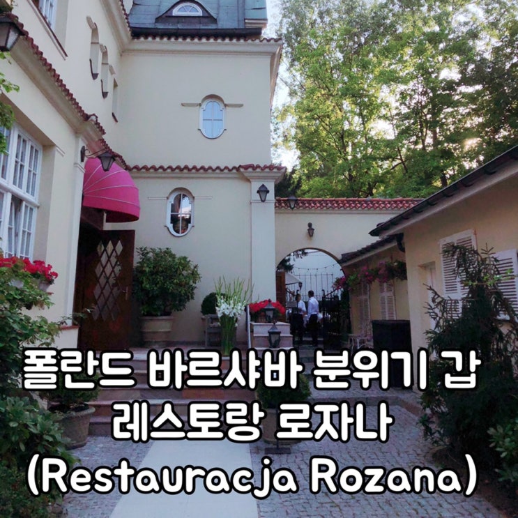 폴란드 바르샤바 분위기갑 맛집, 레스토랑 로자나(Restauracja Polska Różana, Restaurant Rozana ...