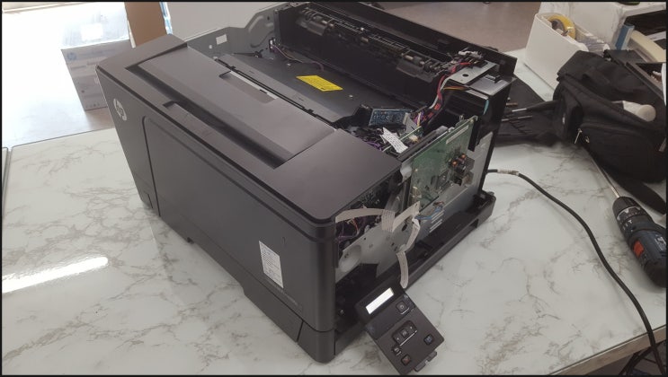 HP M706n 정착기 교체 사례입니다~ m706 소음 문제 : 네이버 블로그