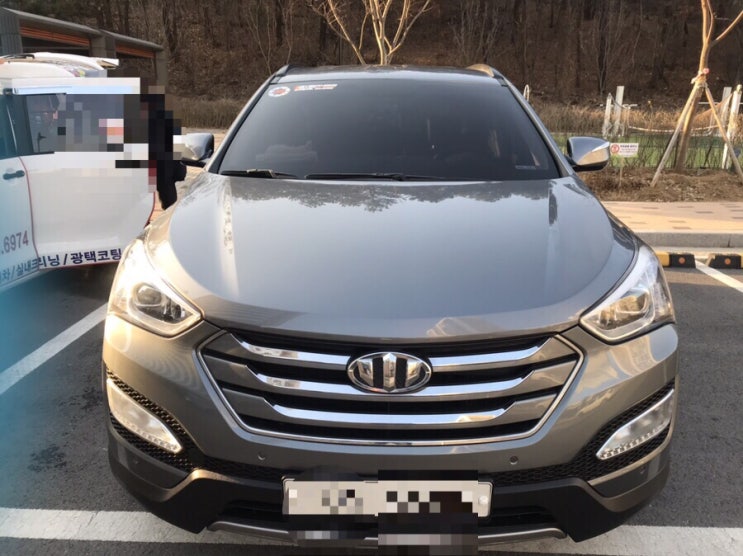 의정부 출장세차 싼타페dm동호회 한일삼익아파트 민락라디언트캐슬 12단지 내부코팅 가니쉬복원 연막소독 출장세차 다녀왔어요
