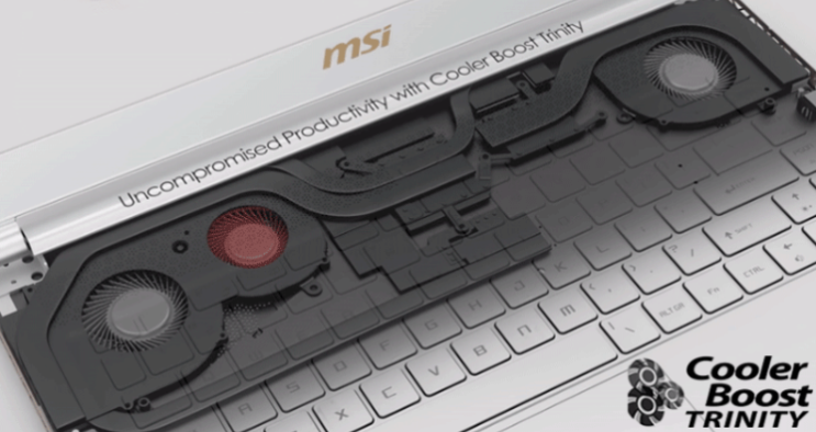 MSI P65 CREATOR의 쿨링 시스템- COOLER BOOST TRINITY : 네이버 블로그