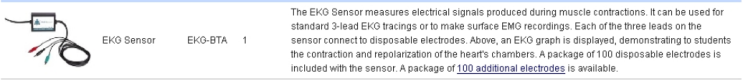 [NI ELVIS] Vernier Biomedical sensor kit : 네이버 블로그