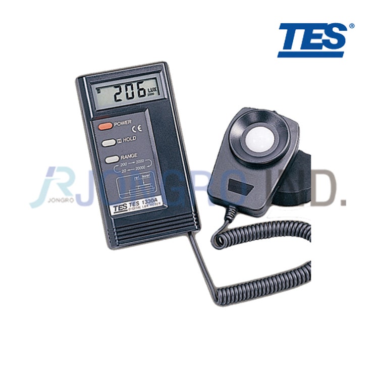 TES 테스 Light Meter 조도계 Digital Lux Meter 디지털 조도계 TES-1332A 조도측정기 조명측정 ...