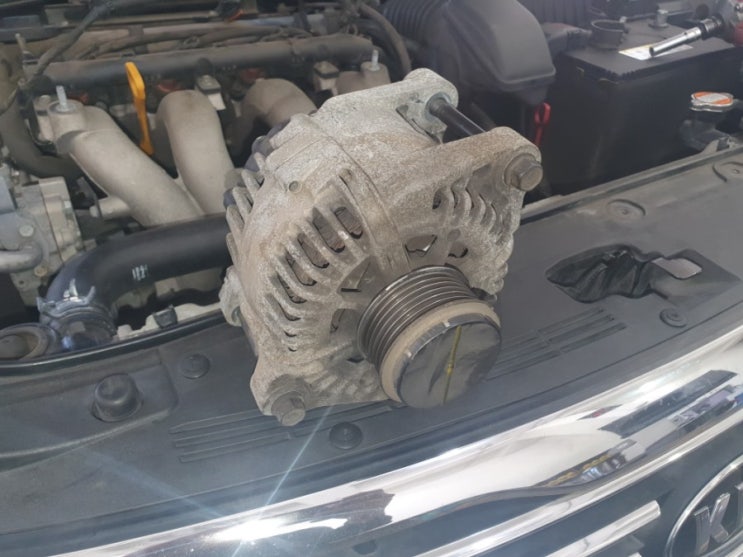 밀양카센터 카프렌드 밀양자동차정비 밀양카센타 로체 발전기교환 제네레다 Oap 발전기풀리 네이버 블로그