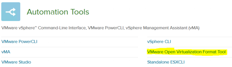 VMware의 Open Virtualization Format Tool (ovftool) 을 이용한 Export 및 Import ...