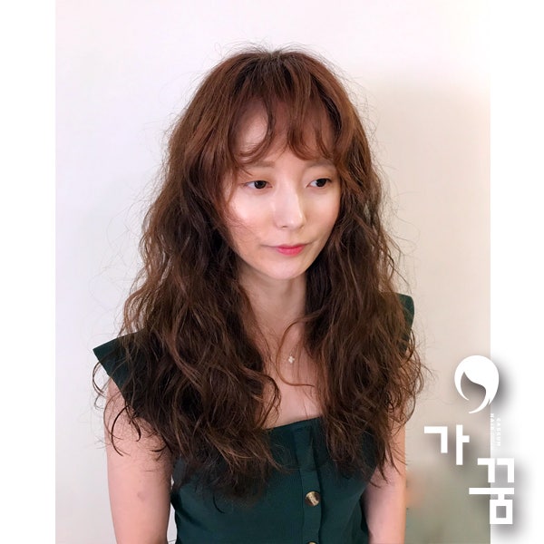 긴머리 히피펌 수유역미용실 가꿈헤어드림 긴머리 헤어스타일 추천 네이버 블로그