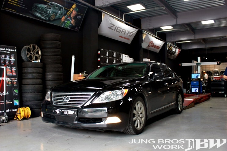 [ JBW ] 렉서스 LS460 AWD " GECKO Suspension " G- Street installation : 네이버 블로그