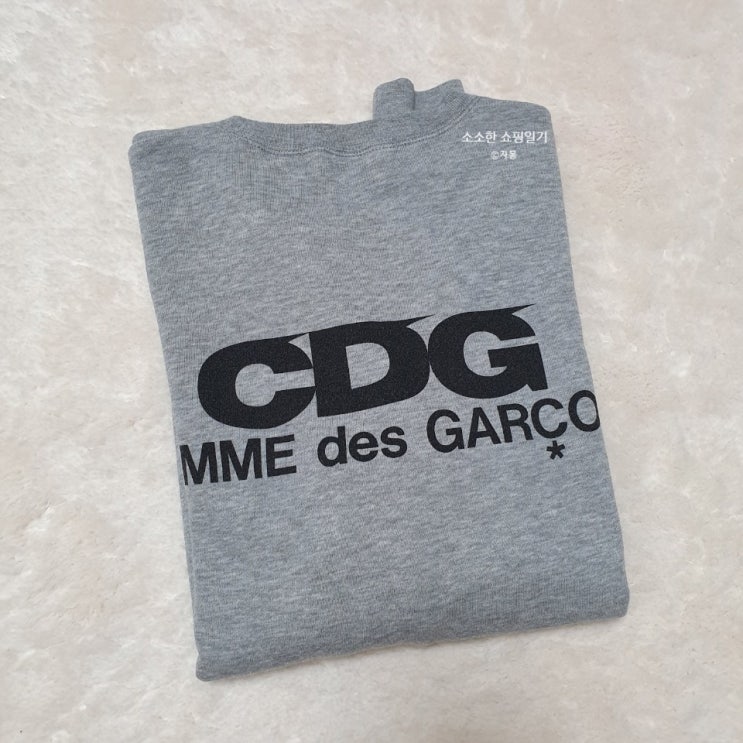꼼데가르송 CDG 맨투맨 후기 (+착샷) : 네이버 블로그