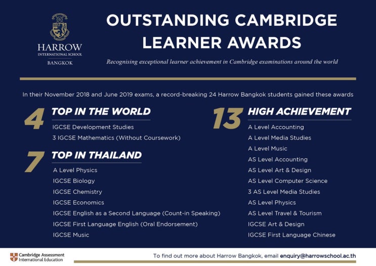 태국 해로우 방콕 국제 학교 Top Learner Awards 2019 : 네이버 블로그