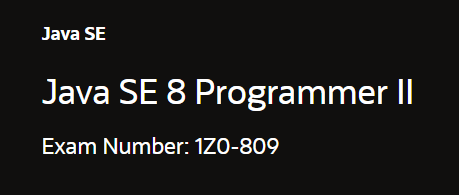 최신Java SE 8 Programmer II | 1Z0-809인증 : 네이버 블로그