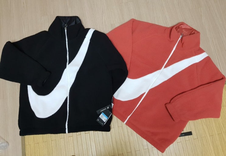 여성 간절기 자켓 나이키 빅스우시 후리스 리버시블 자켓 일명 뽀글이점퍼 양털 후리스 양면점퍼 싸카닷컴에서 저렴하게 구매