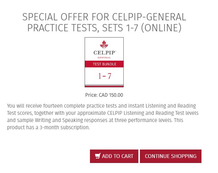 Celpip General 셀핍 : 네이버 블로그