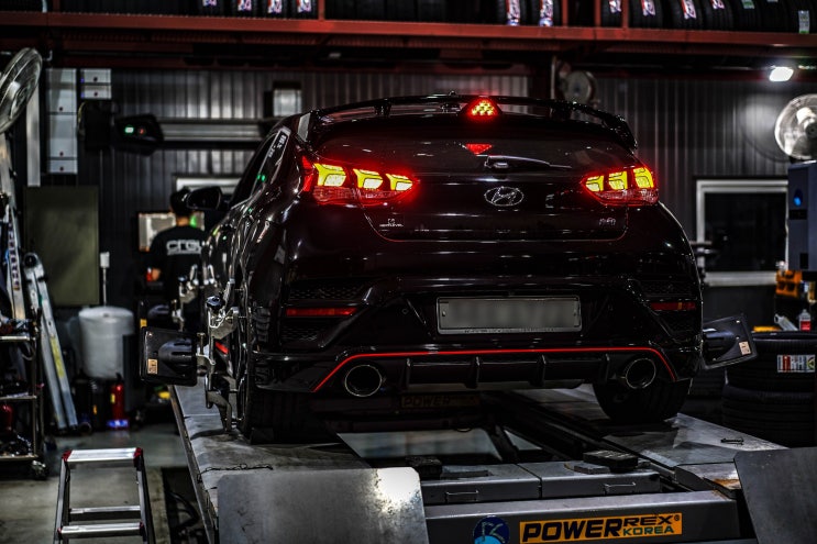 대전 크루모터스에서 벨로스터N 타이어 교체하기, 금호 PS91 : 네이버 블로그