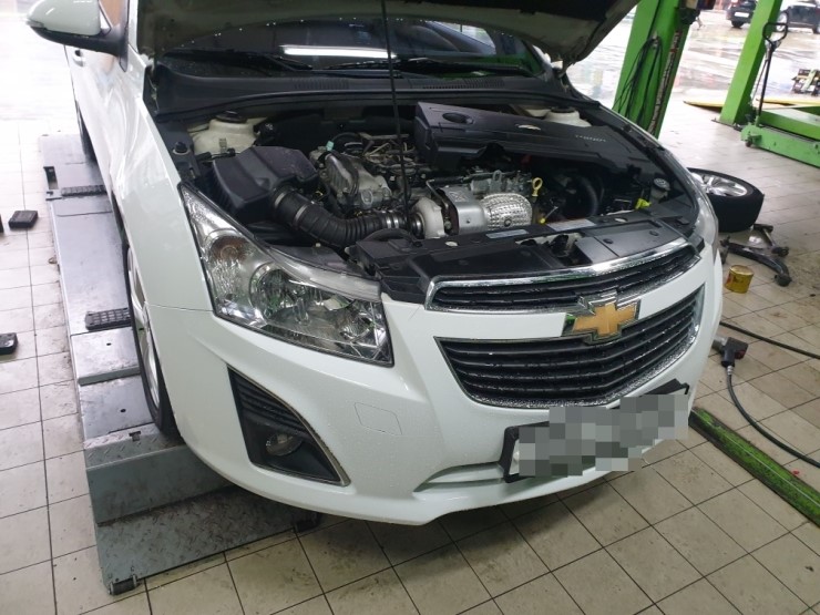 크루즈디젤 프론트케이스and엔진오일팬and로커커버 오일누유수리 K Car 보증수리 네이버 블로그