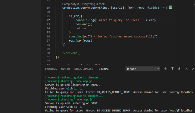 node.js MySQL ER_ACCESS_DENIED_ERROR : 네이버 블로그