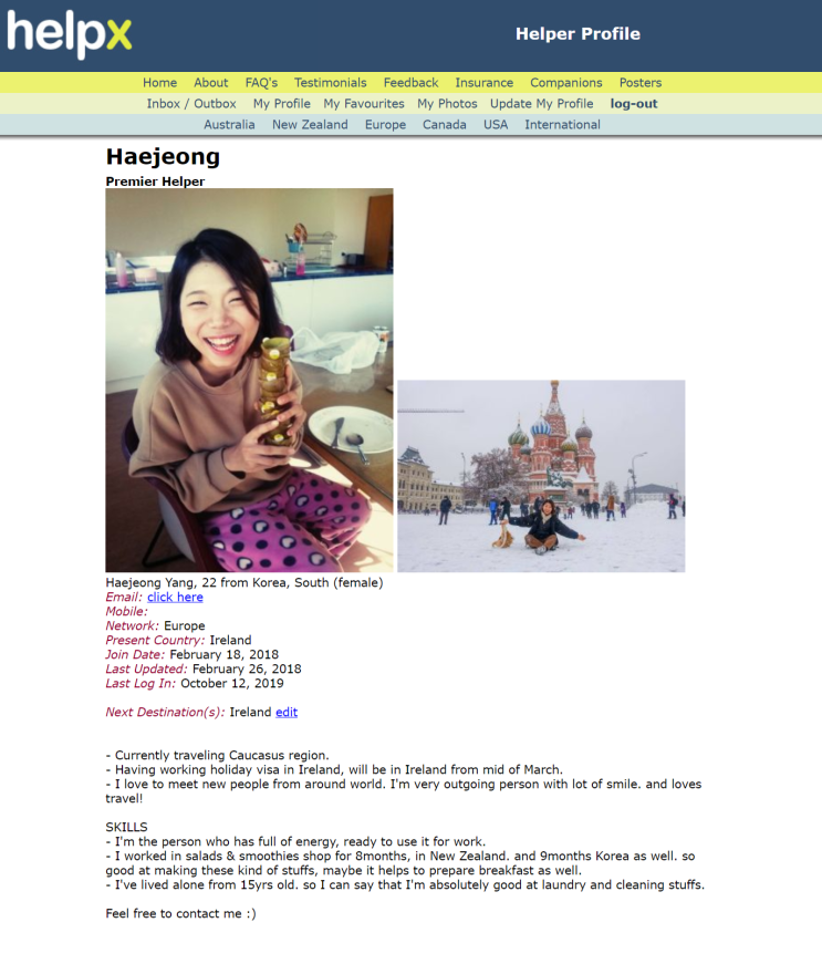 About HelpX / Work for accomodation : 네이버 블로그