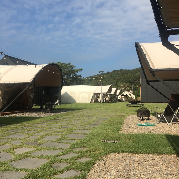 포천 글램핑 깨끗한 글램핑장 포천 푸른산페어웨이 내돈 후기시설 난방 숯불 가격 등 네이버 블로그