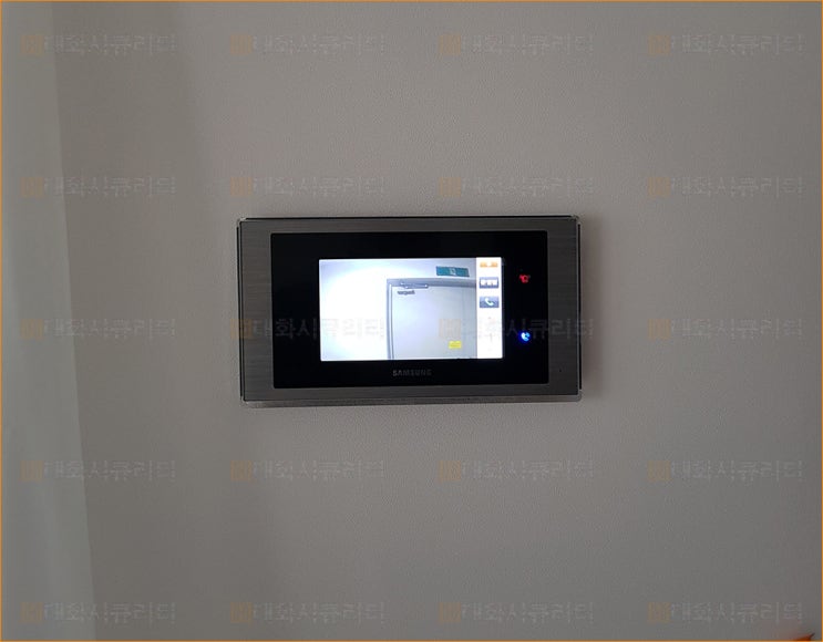 삼성비디오폰/용인 수지 풍덕천동 신정마을 8단지현대성우아파트 삼성인터폰 SHT-1100XB를 SHT-3527XM으로 교체했습니다. : 네이버 블로그