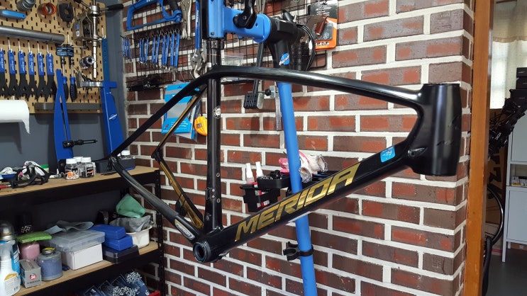 [옥탑 정비소] 2013 Merida Scultura 909 로드바이크 분해 정비 - 부제 : 사진 정리를 잘 하자 ...