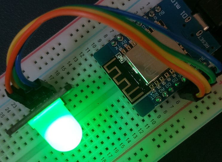 D1 Mini 3색 LED 제어하기(2) : Wifi 연결과 UDP 통신 : 네이버 블로그