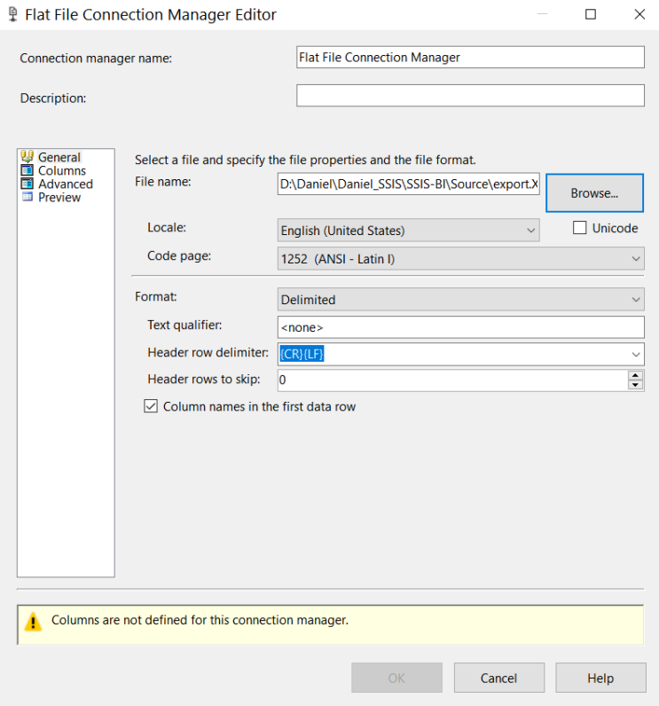 SSIS: Best Practice to Use Flat File(Flat File 원본 사용시 주의 사항) : 네이버 블로그