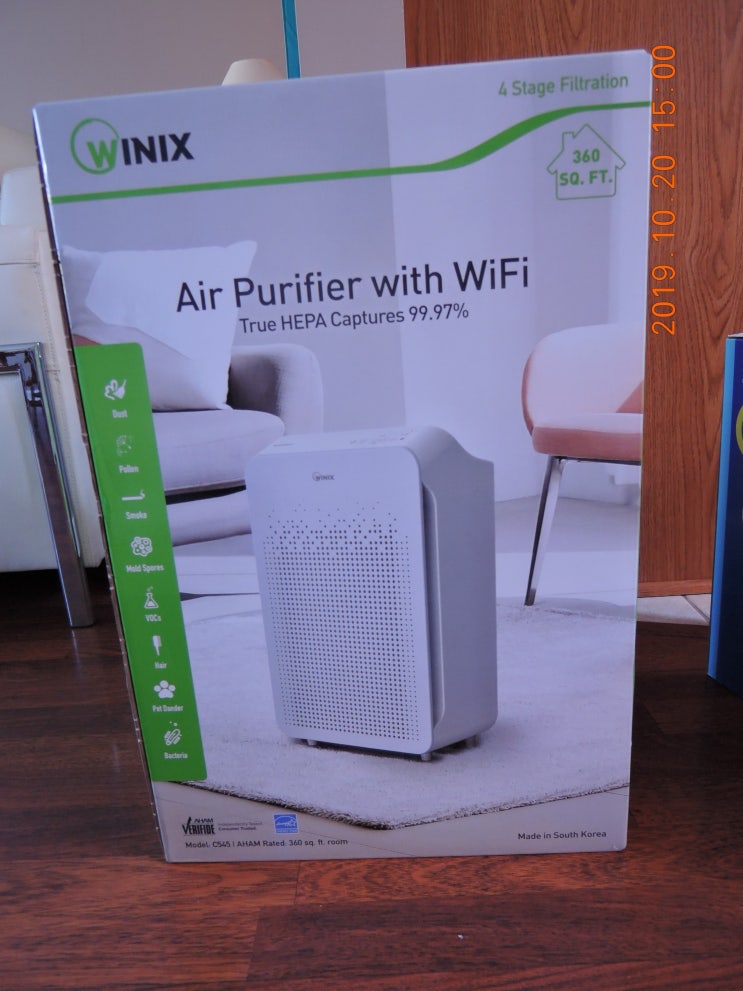[공기청정기] Winix C545 : 네이버 블로그
