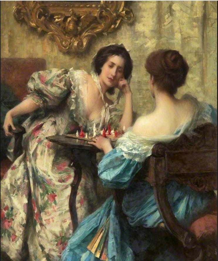 오늘의 그림ㅡThe Chess Players : 네이버 블로그