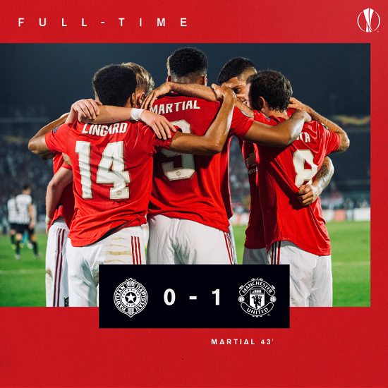 [맨유 파르티잔 리뷰] '앤서니 마샬 PK골' 솔샤르호, 원정 12경기만에 신승...또다른 숙제 '어웨이 가패삼기' 불가능할까 ...