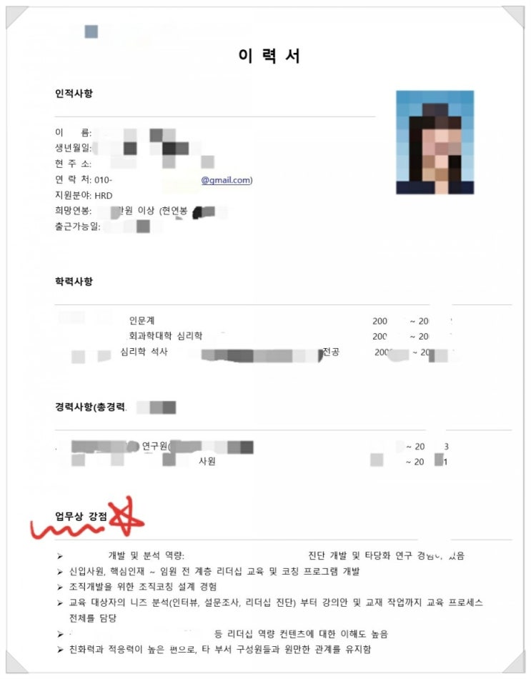 경력직 이력서경력기술서 쓰는 방법2 역량 어필하기 네이버 블로그