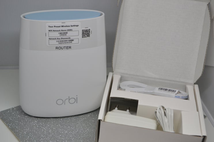 와이파이 공유기 넷기어 무선공유기 오르비 Orbi 메시RBR20 빠르네요 : 네이버 블로그