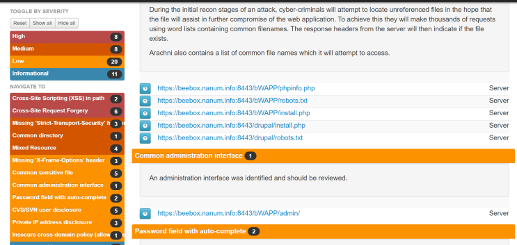 웹 자동 도구 - arachni 자동화 웹 모의해킹 진단도구 활용 : 네이버 블로그