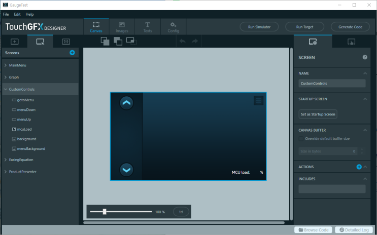 Gauge Widget - TouchGFX : 네이버 블로그