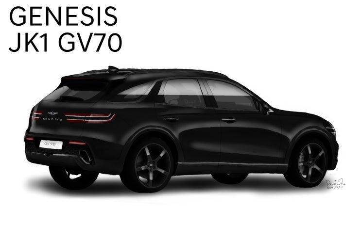 2021 제네시스 GV70 예상도 / 2020 GENESIS JK1 GV70 Rendering : 네이버 블로그