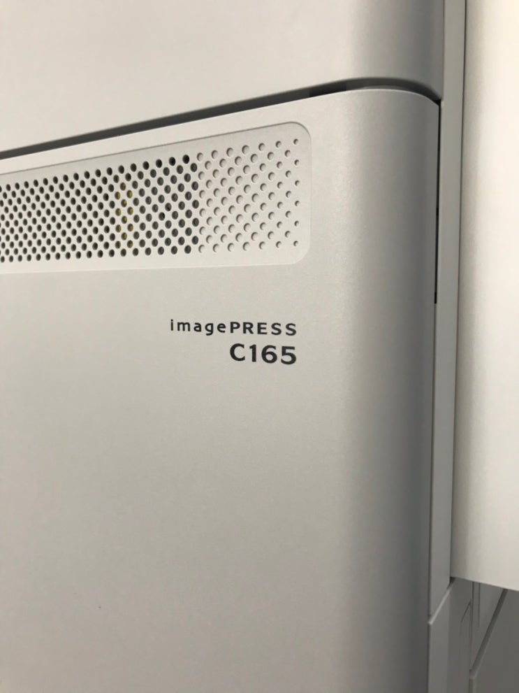 캐논 컬러 디지털인쇄기 신제품 imagePRESS-C165 샘플 테스트 : 네이버 블로그
