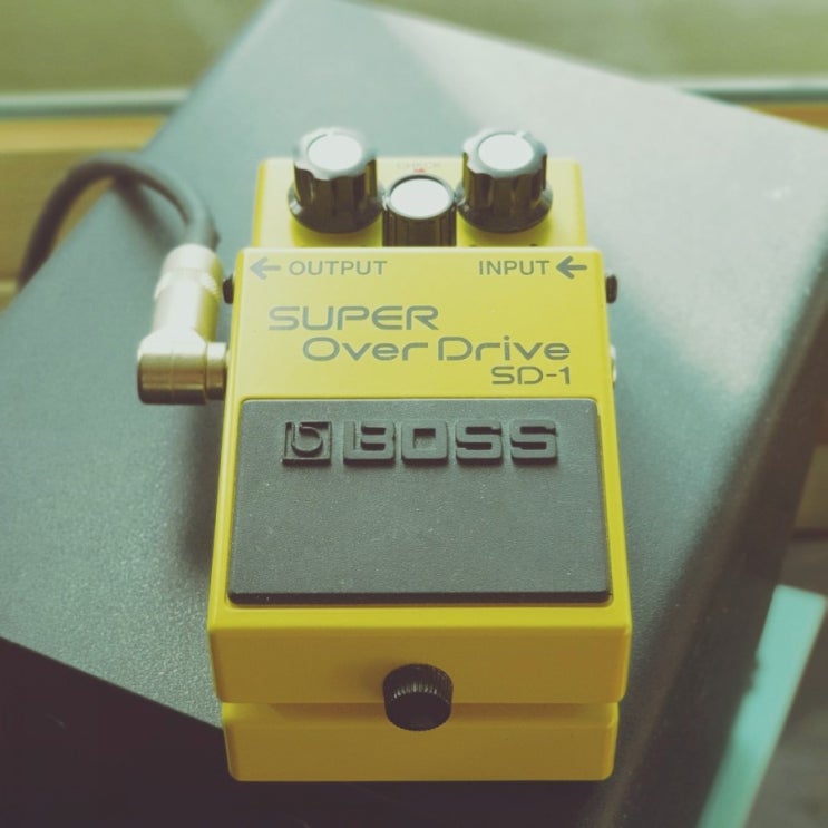 보스 Boss sd-1 오버드라이브 페달 : 네이버 블로그