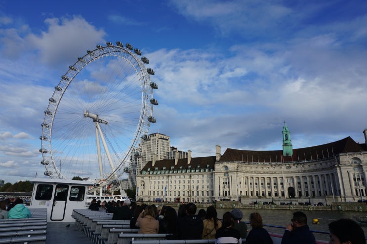 부모님 모시고 유럽 자유여행 - 영국 1일차(2) - 버킹엄 궁전 교대식, 영드 닥터후 타디스 인증, 웨스트민스터 사원, 템스강 ...