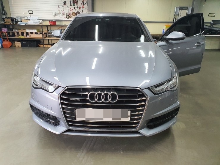 아우디 A6 양방향 터치 미러링 아틀란 V5 네비게이션 SF-300A 장착 : 네이버 블로그