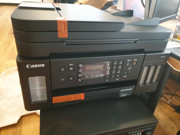 [리뷰&사용기/컬러프린터] 캐논 G7090 무한잉크 정품빌트인 자동급지&자동스캔 양면출력 잉크젯복합기 지름기 (feat. 속도는 slowlife군 ㅋㅋ) : 네이버 블로그