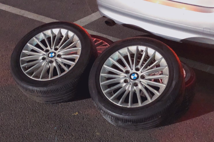 BMW 320i, F30 럭셔리 17인치 순정 휠+Multi Spoke 414 : 네이버 블로그