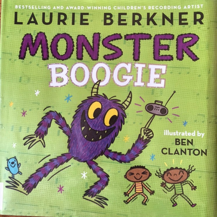 [영유아영어책/추천영어도서] Monster boogie by Laurie Berkner 노래로 배우는 재미있는 영어도서 몬스터 ...