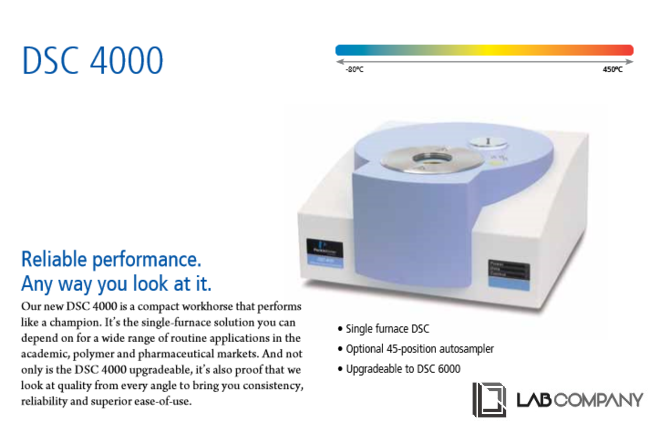 DSC, Perkin Elmer, DSC 4000/6000 , 디에스씨 , 분석 , TGA , 열분석기 , 재료 분석 , 대구 ...