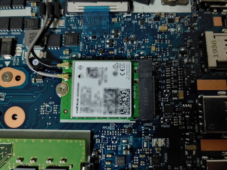 E595 AX200 무선랜 교체 : 네이버 블로그