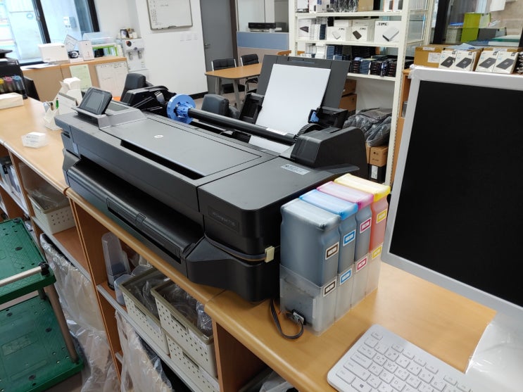 HP 디자인젯 T120 24인치 무한잉크 유통/임대사 출장설치 (전북 전주시 덕진구 동부대로 **정보) : 네이버 블로그