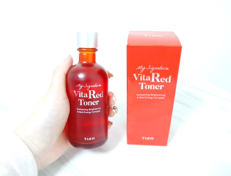Vita Red Toner 티암 마이시그니처 비타 레드 토너 * 속보습 잡아줄 미백 비타민토너 추천! : 네이버 블로그