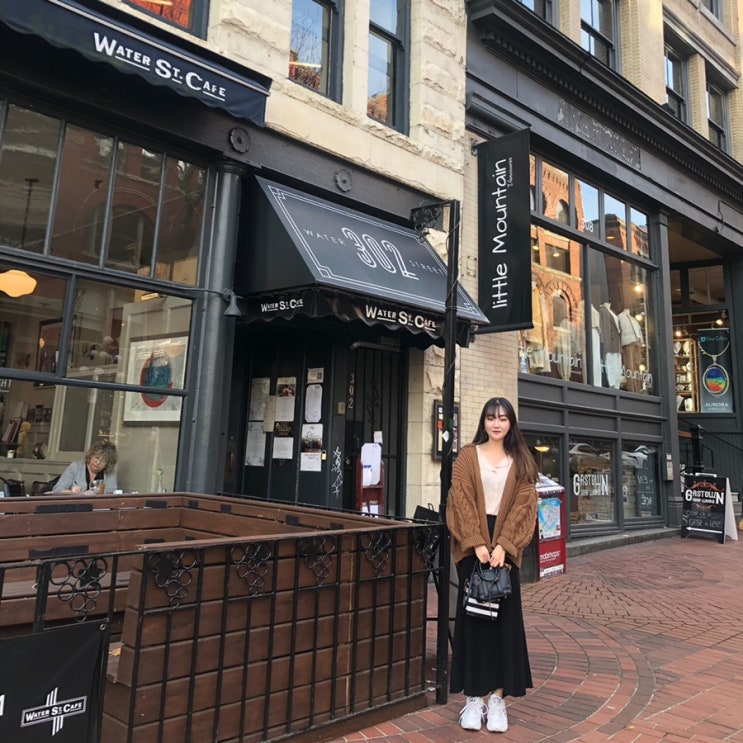 캐나다 워킹홀리데이 D146_밴쿠버 개스타운 맛집 분위기 좋은 레스토랑 워터스트릿카페 Water St. Cafe : 네이버 블로그