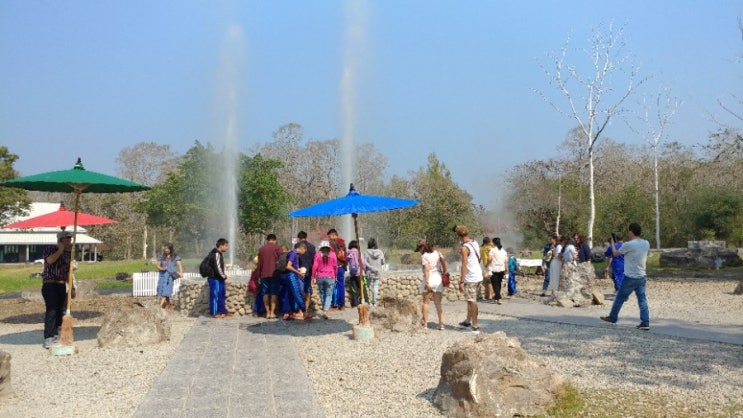치앙마이 싼캄팽 온천/ Sankampaeng Hot Springs : 네이버 블로그