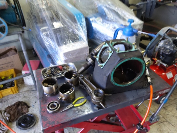 논산콤프레샤/코핸즈 산업용 10마력 에어콤프레샤 수리(KC-903N) : 네이버 블로그