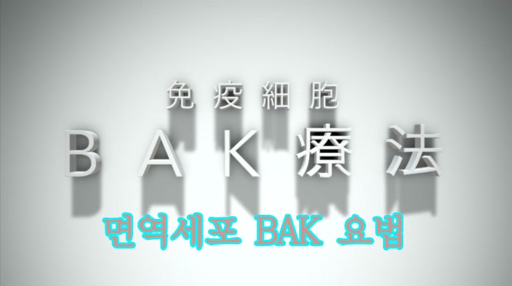 BAK 요법 (NK+감마델터) 재발 전이 예방 치료한 환자의 평균 연명 기간이 10년 : 네이버 블로그