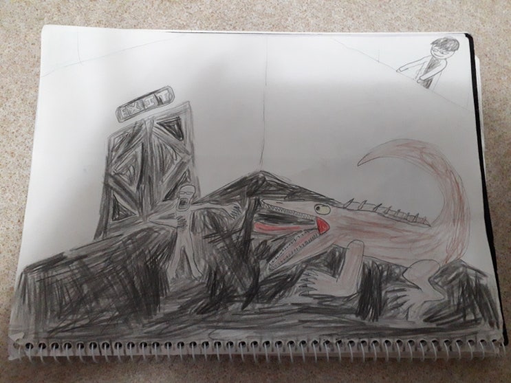 SCP 096 VS SCP 682 그림 : 네이버 블로그