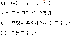 Schwarz Criterion BIC : 네이버 블로그