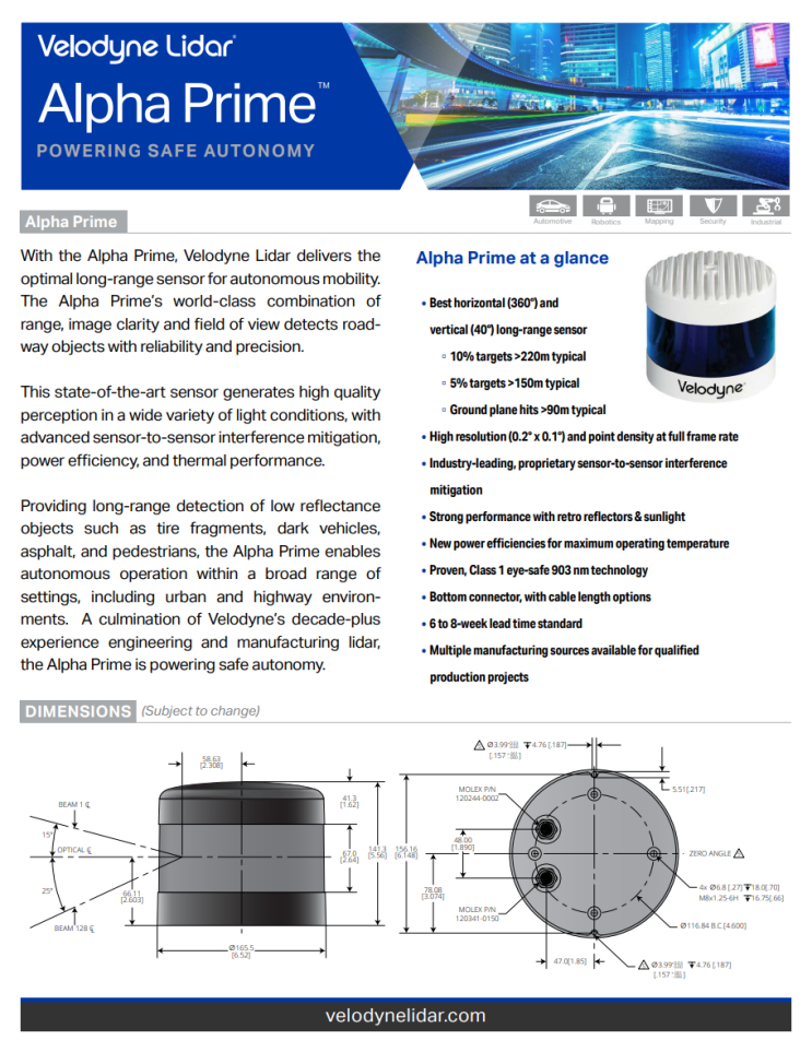 [Lidar] Ouster 32-channel lidar, Velodyne 128-channel lidar : 네이버 블로그
